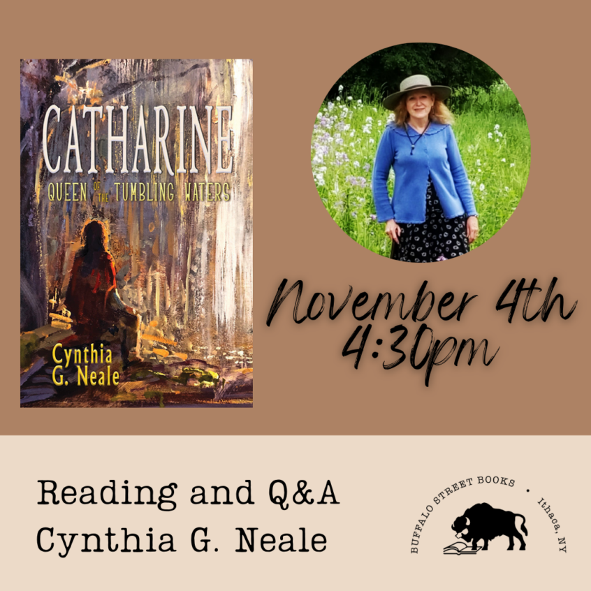Catharine, Queen of the Tumbling Waters - Reading and Q&A with Cynthia ...